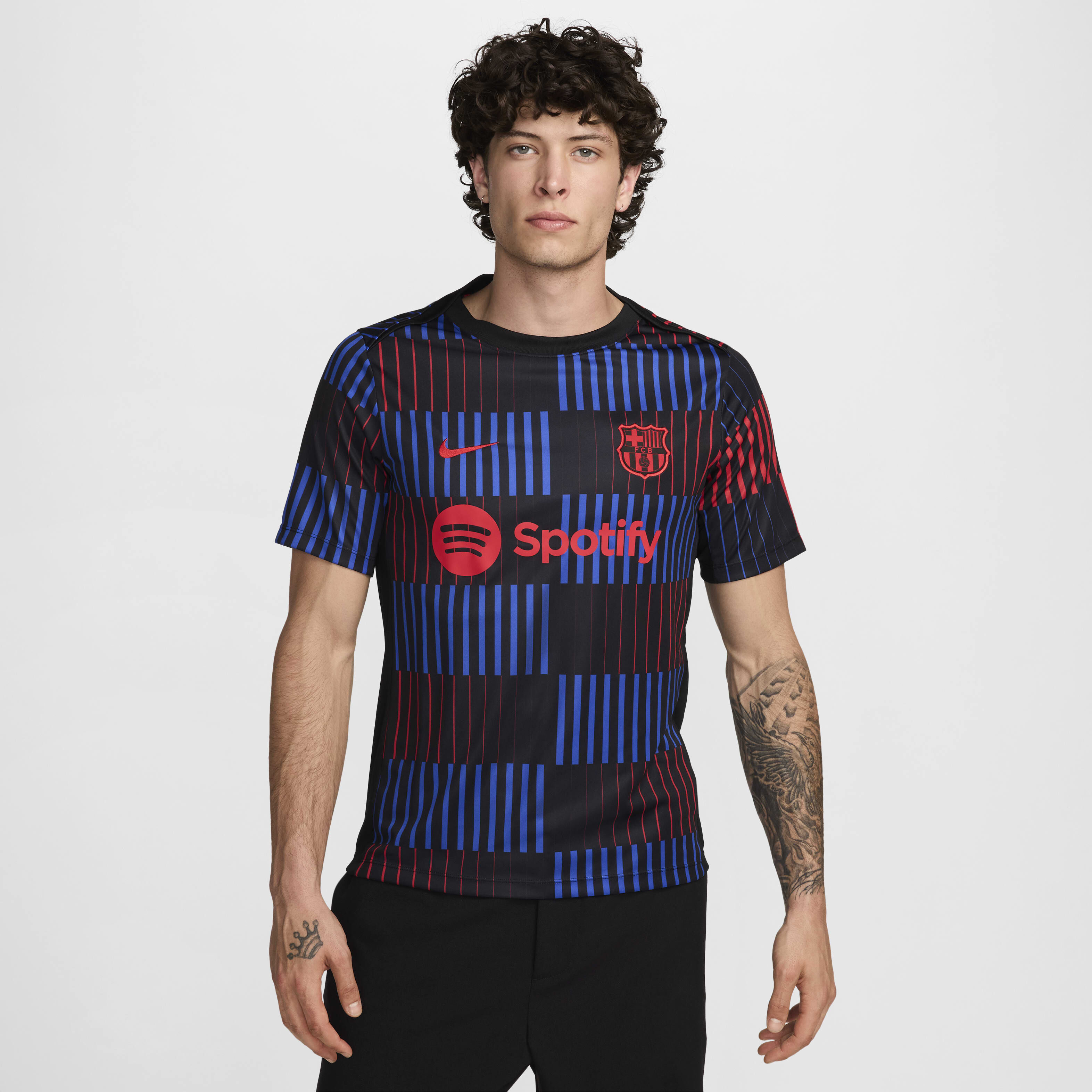 Buy F.C. Barcelona Academy Pro Away Men's Nike Dri-FIT Football Pre-Match Short-Sleeve Top ...