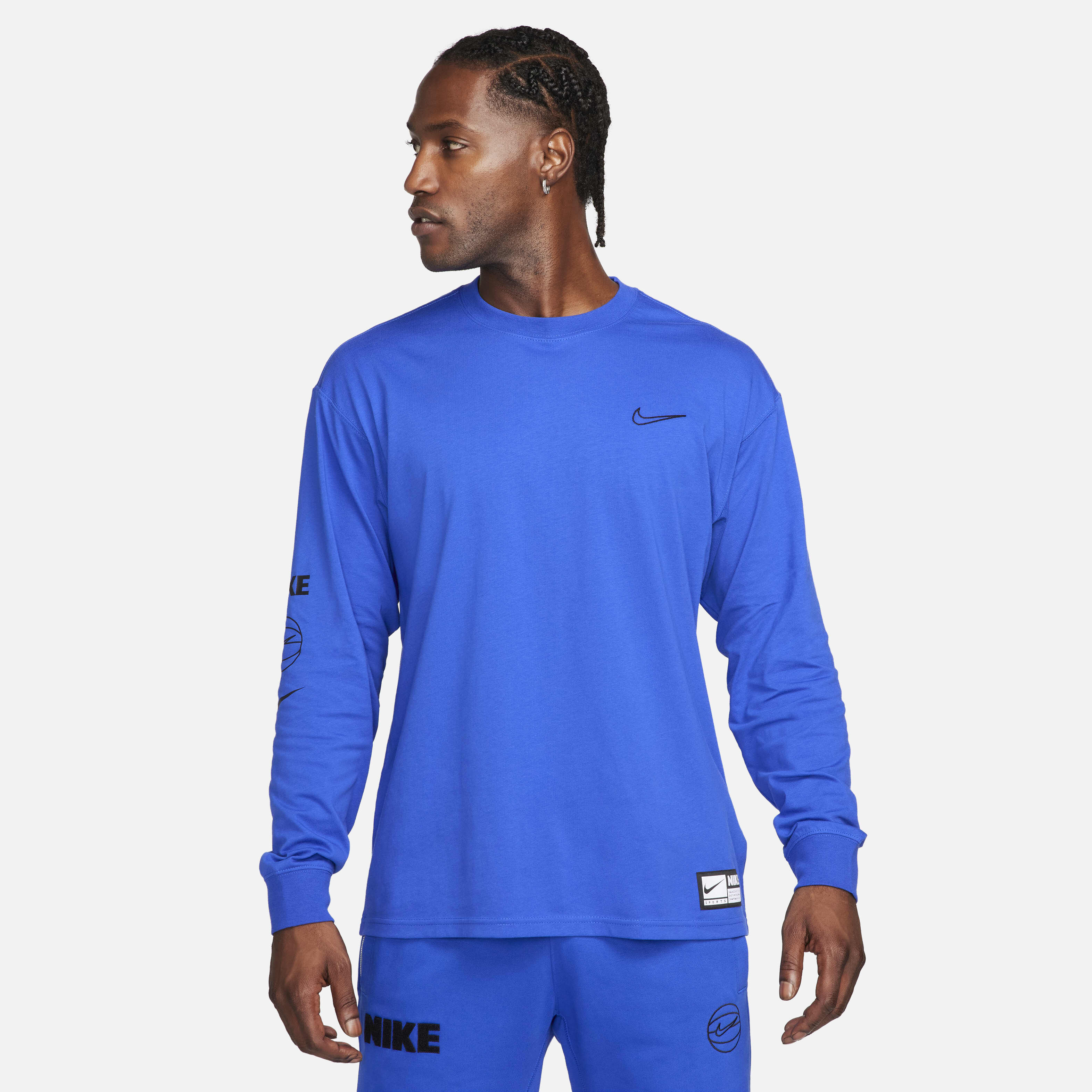 Buy Nike Max90 Men's Long-Sleeve Basketball T-Shirt - Game Royal @ Nike UAE
