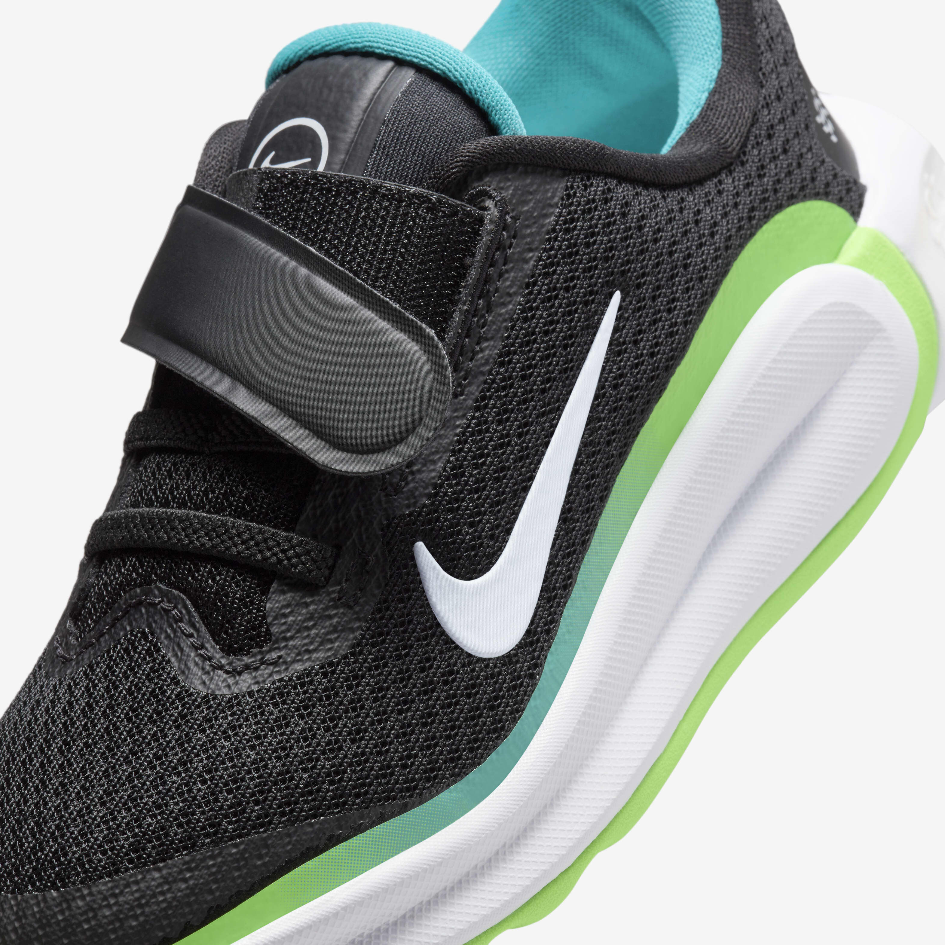 Buy Nike Infinity Flow Younger Kids' Shoes - Black/Aquamarine/Green ...