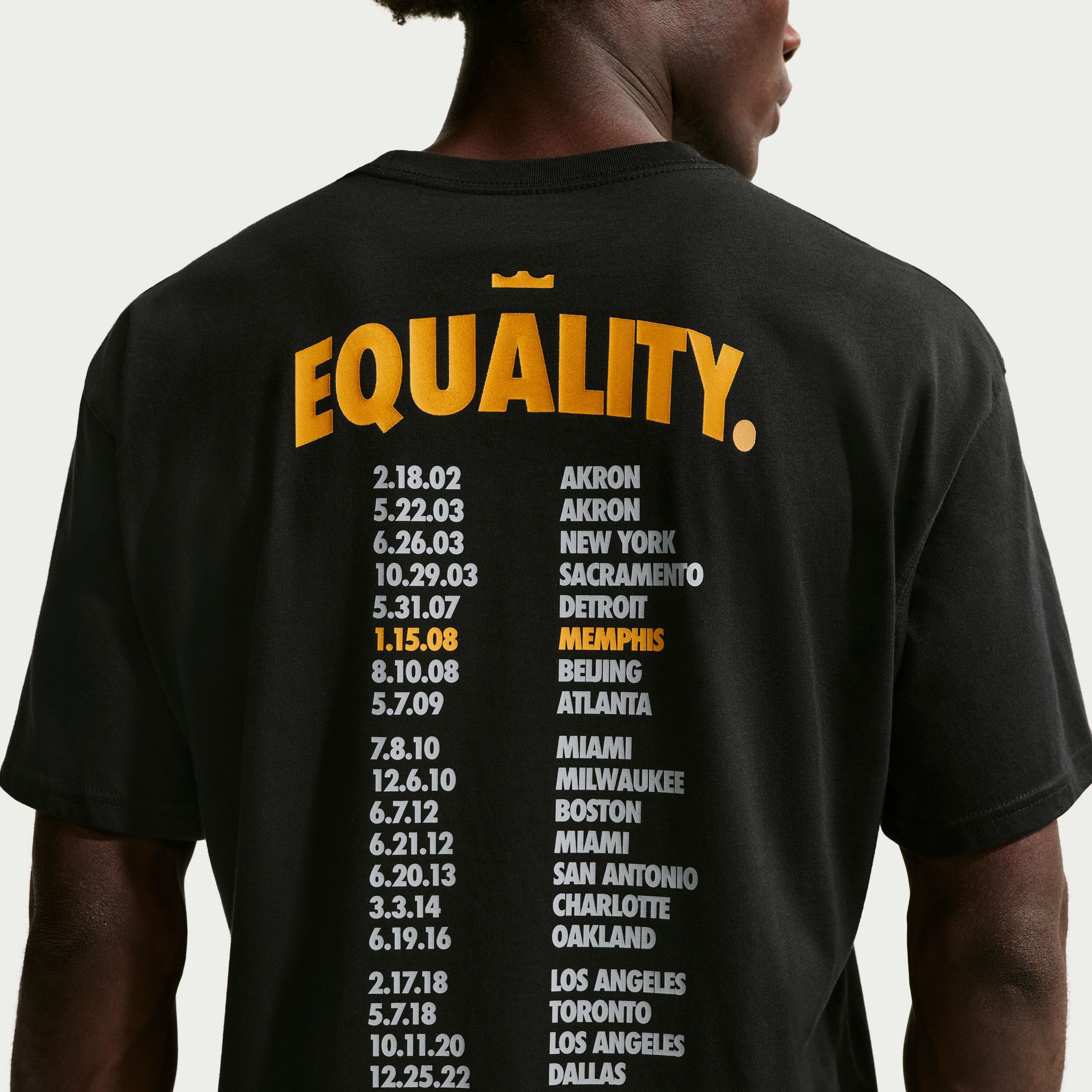 Buy LeBron James LeBron Nike Men's Basketball T-Shirt - Black @ Nike UAE