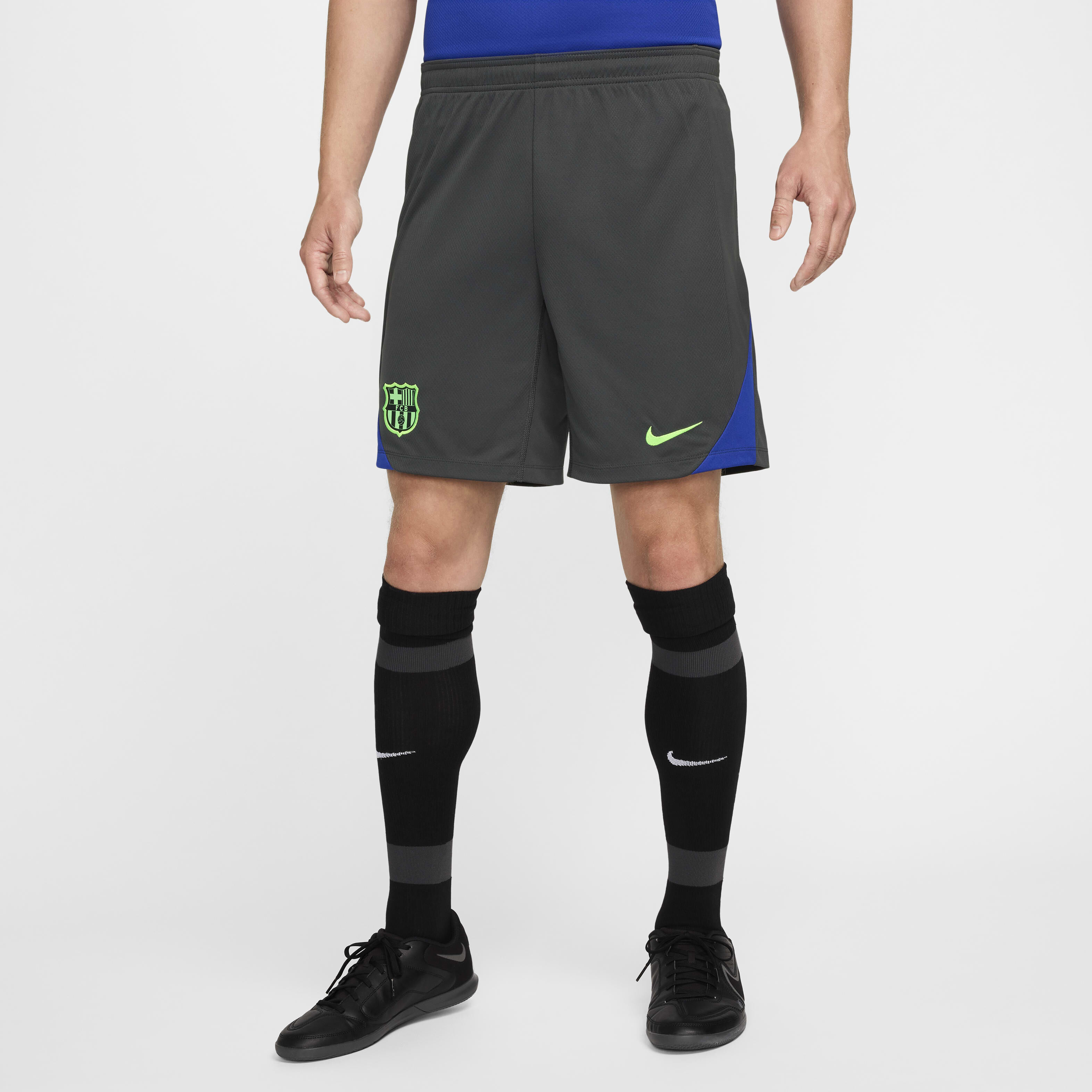 Buy F.C. Barcelona Strike Third Men's Nike Dri-FIT Football Knit Shorts - Anthracite/Old Royal ...