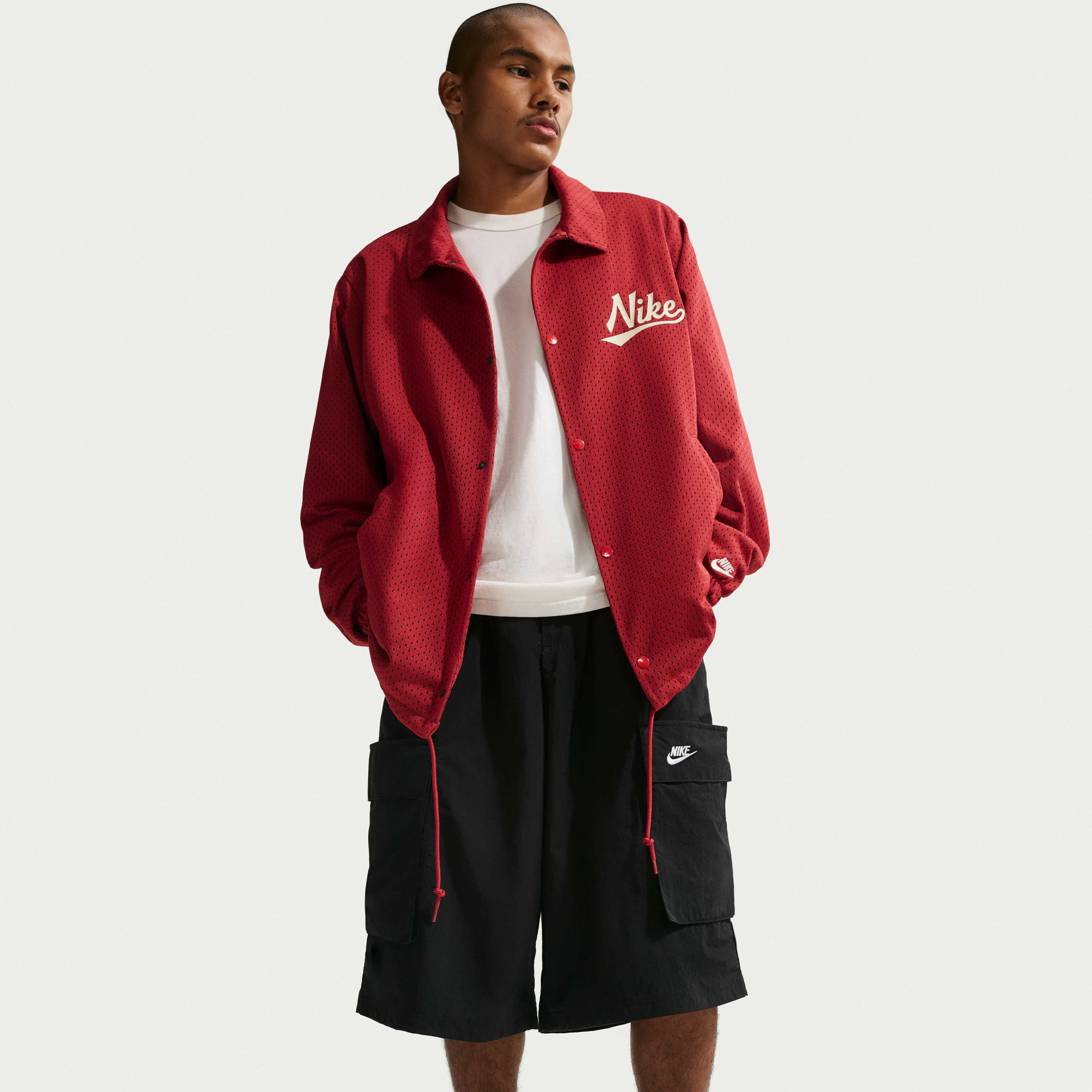 Buy Nike Sportswear Club Men's Oversized Cargo Shorts - Black/White ...