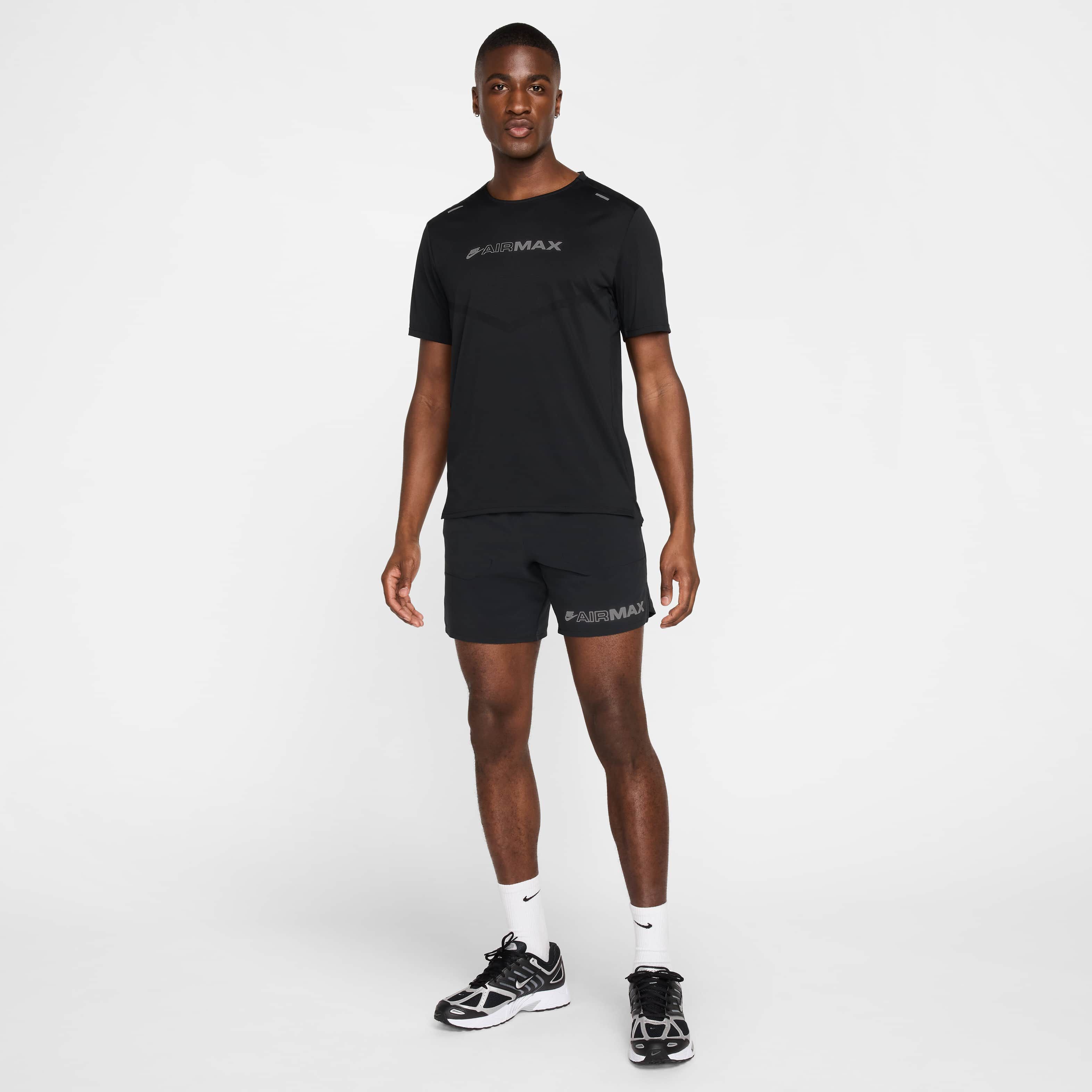 Buy Nike Air Max Men's Woven Shorts - Black/Black @ Nike UAE