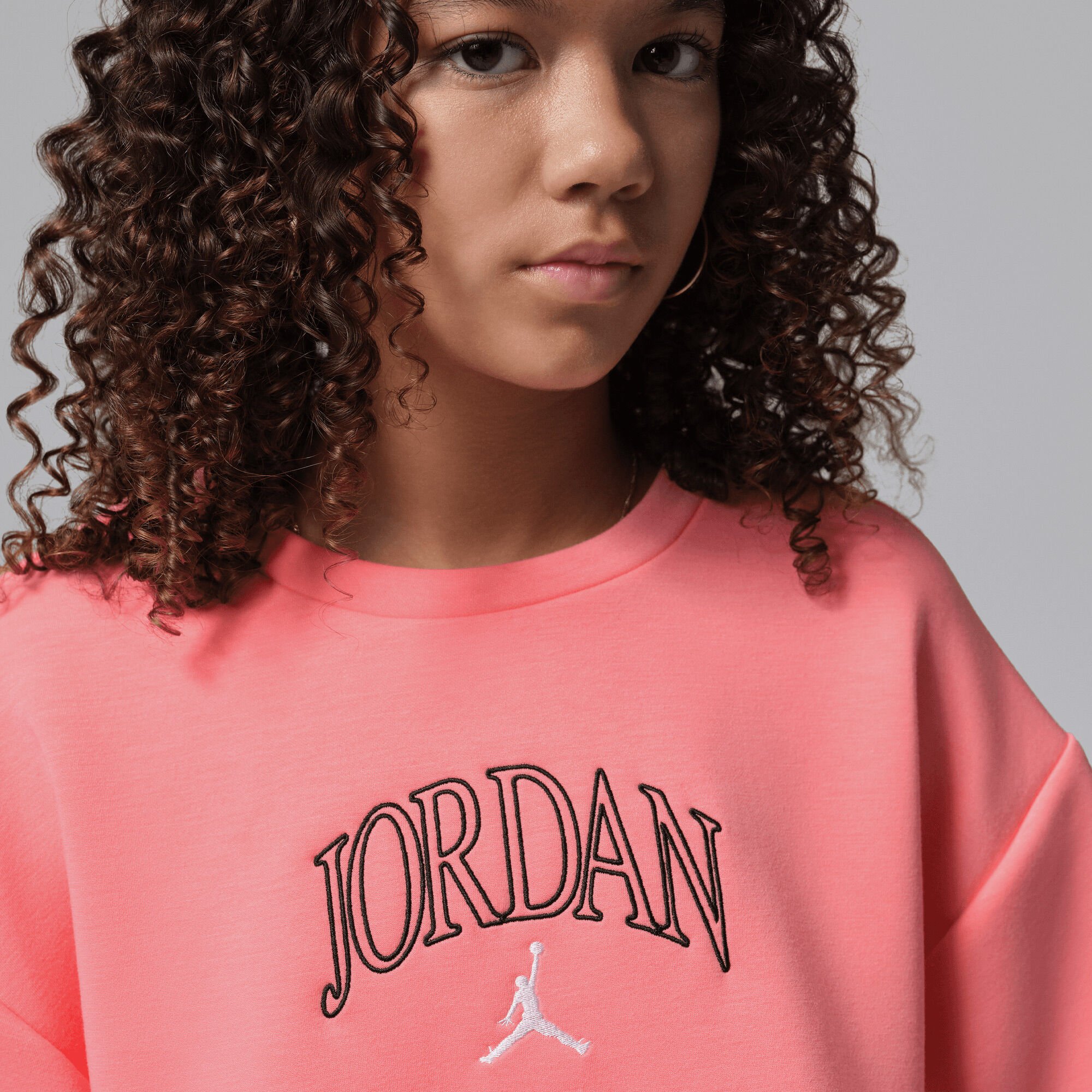 Buy Jordan Big Kids' Flower of Friendship Knit Top - Pink Gaze @ Nike UAE
