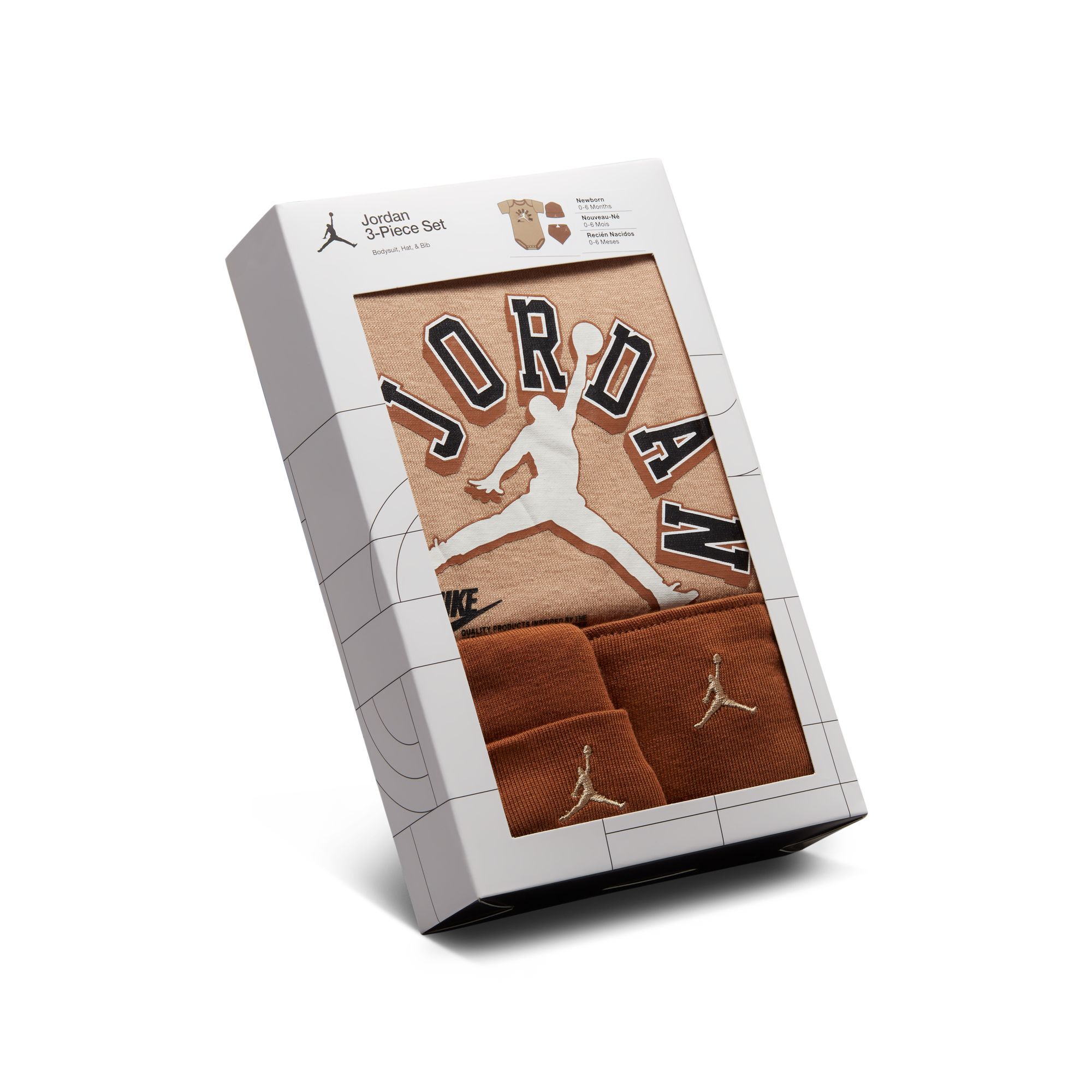 Buy Jordan Varsity Logo 3-Piece Boxed Set Baby (3-6M) 3-Piece Set ...