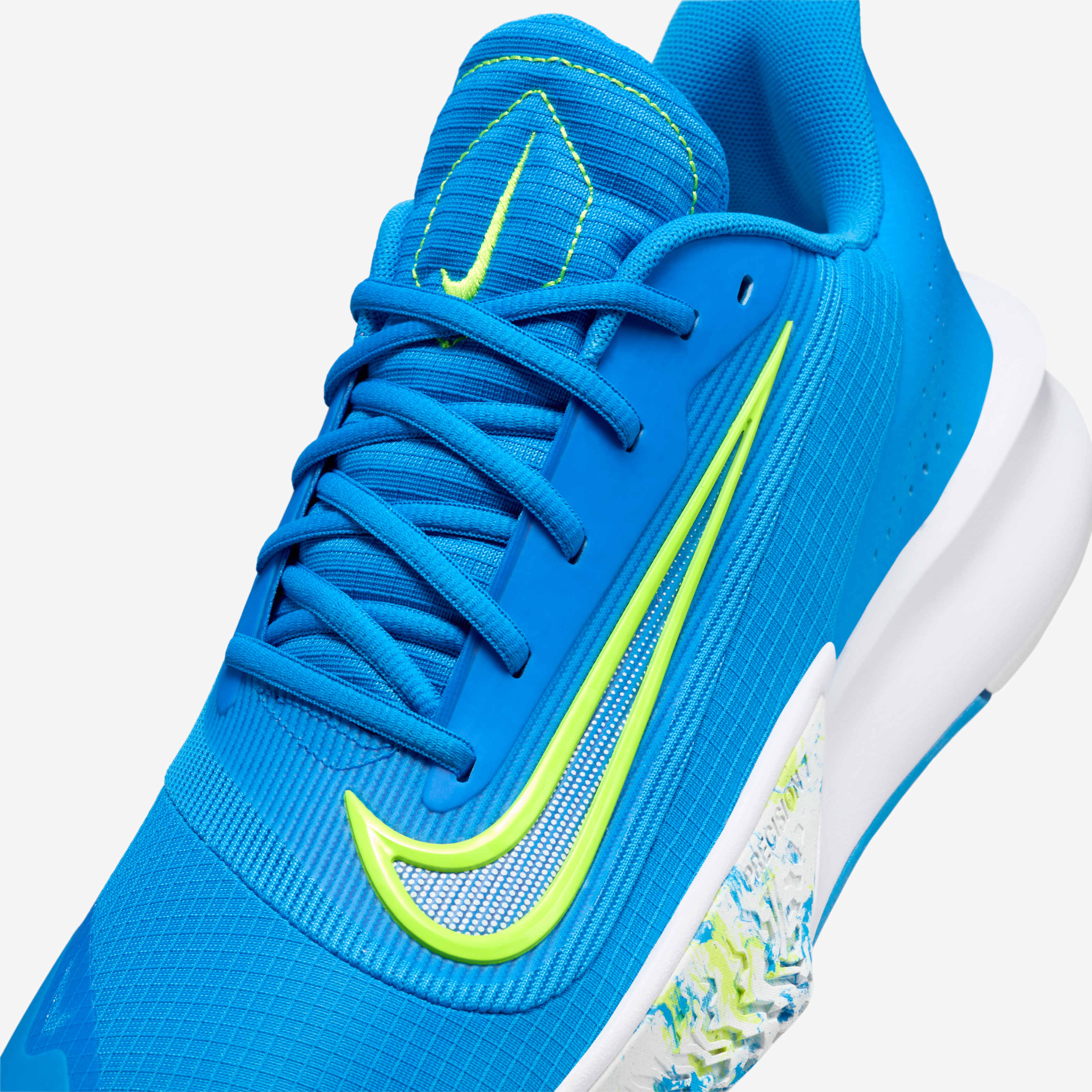 Buy Nike Precision 7 Men's Basketball Shoes - Photo Blue/Volt/White ...