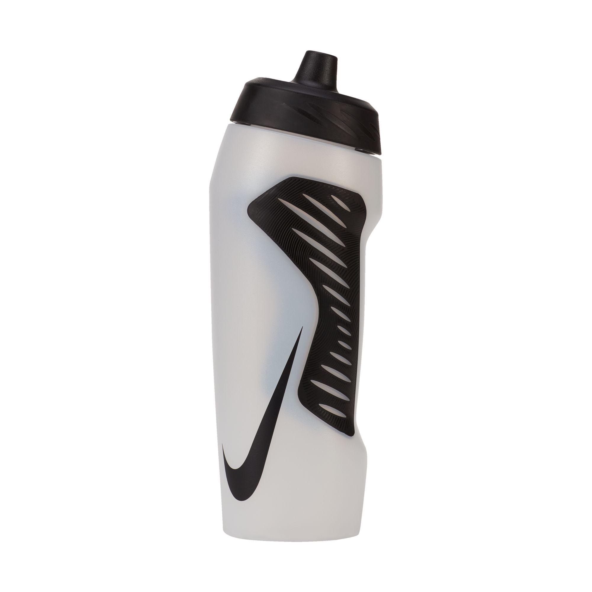 Buy Nike 24oz HyperFuel Water Bottle - Clear/Black/Black/Black | Nike ...