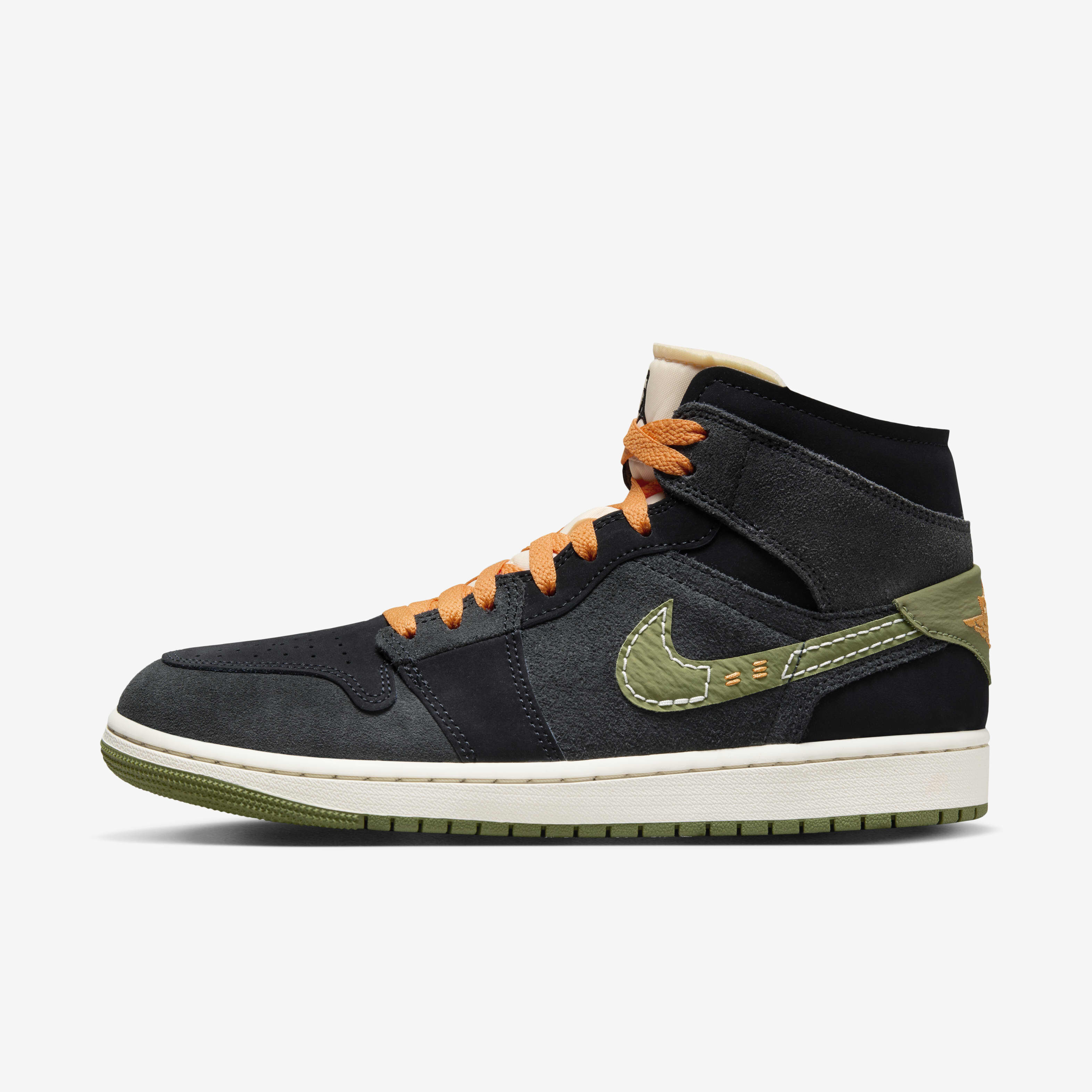Buy Air Jordan 1 Mid SE Craft Men's shoes - Anthracite/Black/Bright ...