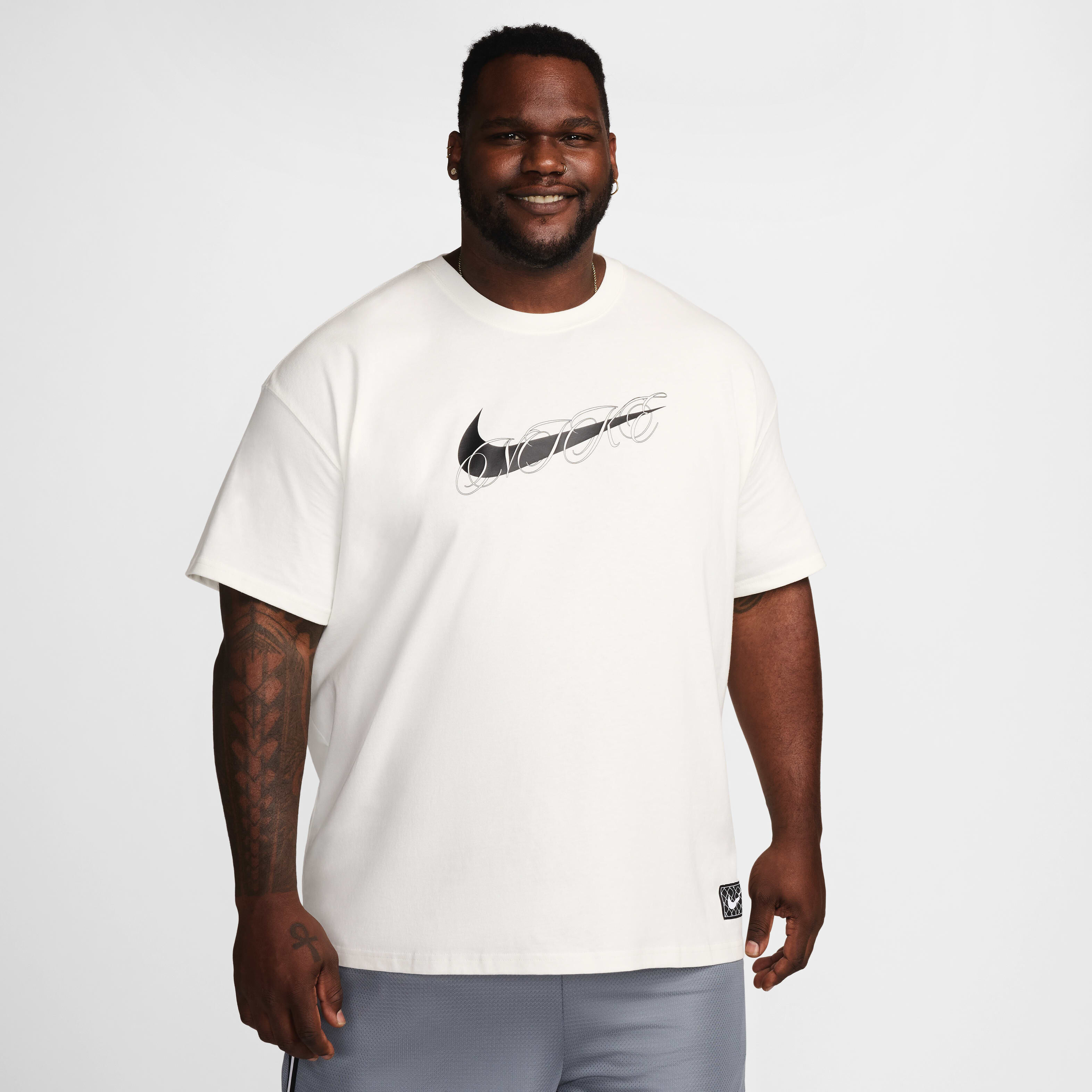 Buy Nike Men's Max90 Basketball T-Shirt - Sail @ Nike UAE