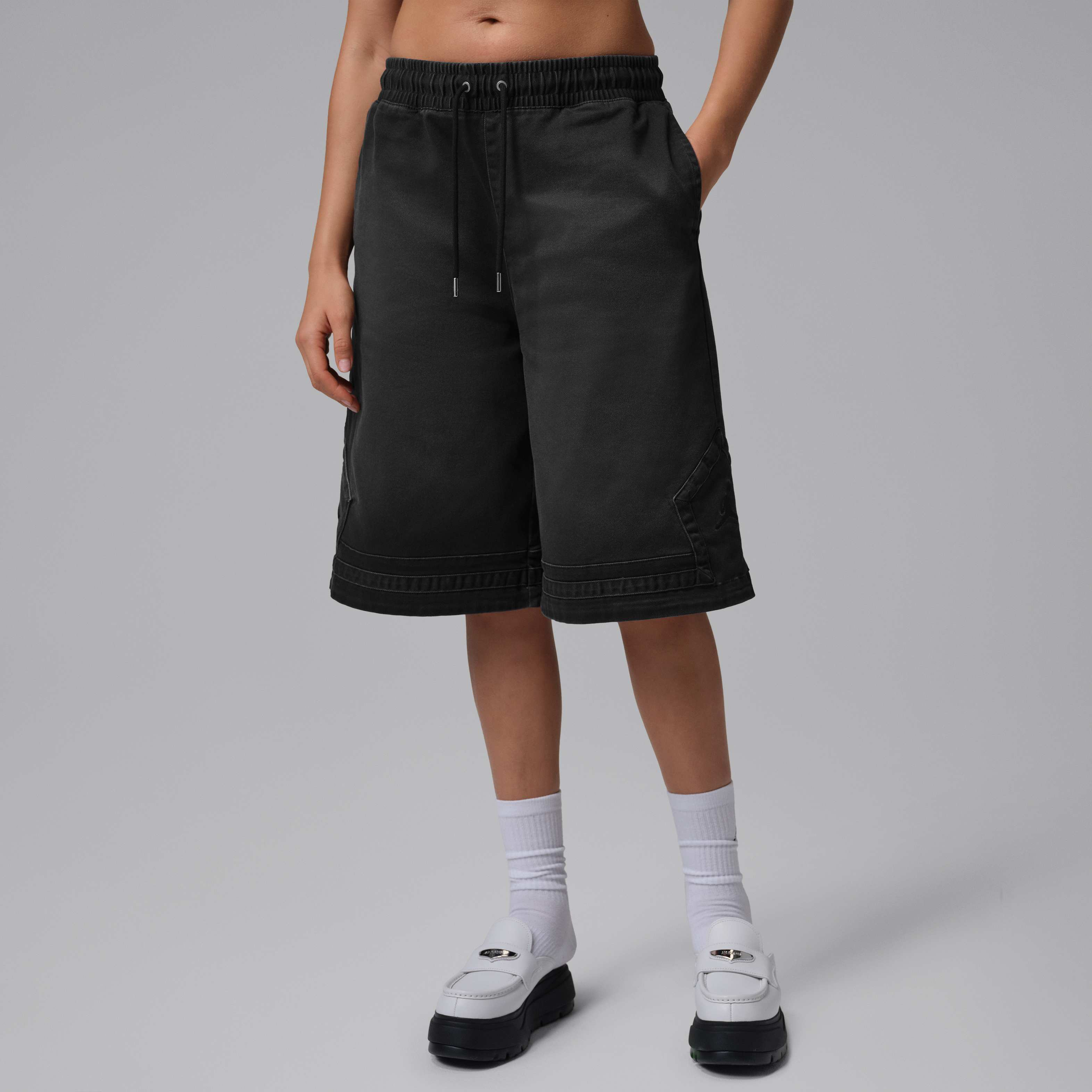 Buy Jordan Flight Club Women's Big Shorts - Black/Black @ Nike UAE
