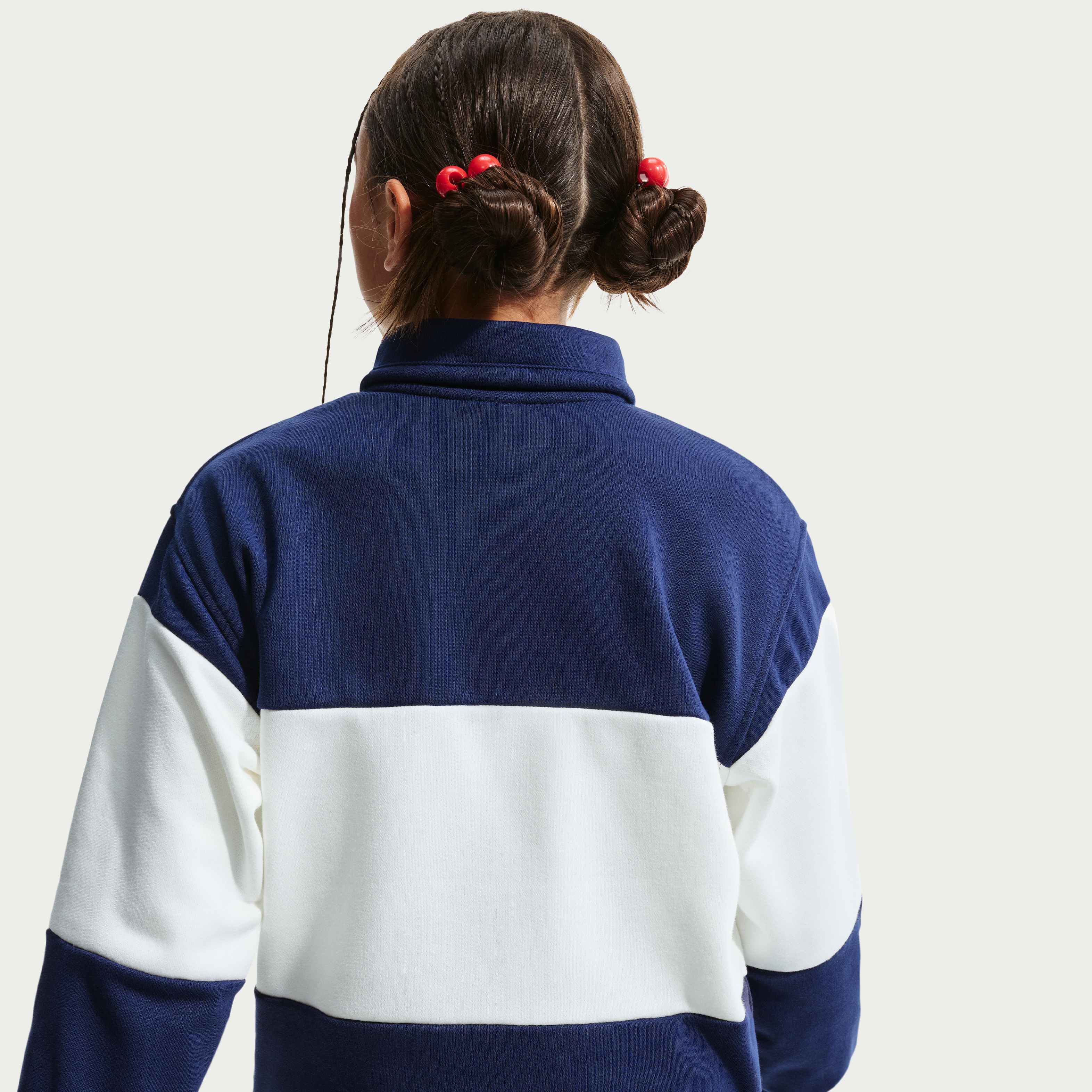 Buy Nike Sportswear Club Older Kids' French Terry Rugby - Midnight Navy ...