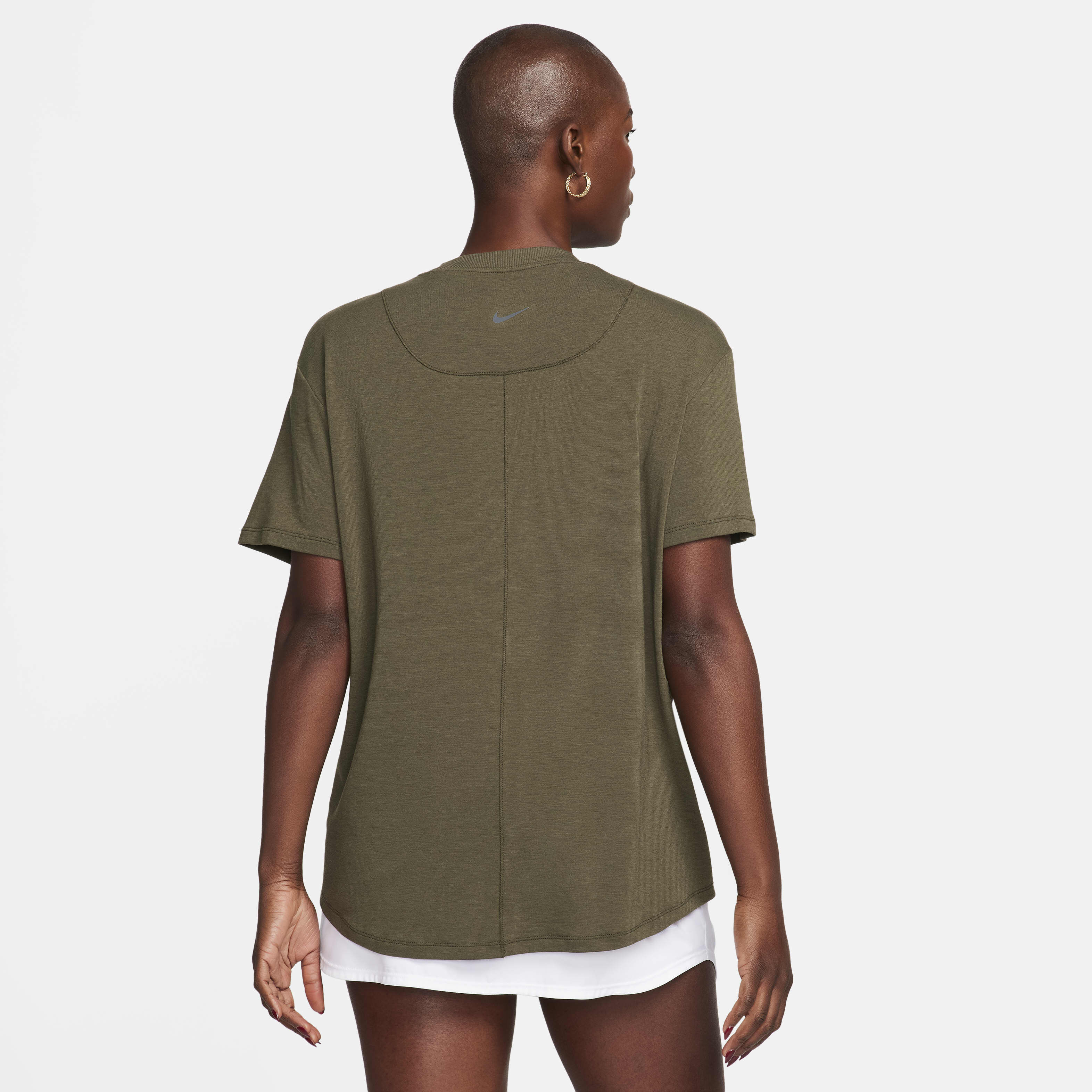 Buy Nike One Relaxed Women's Dri-FIT Short-Sleeve Top - Cargo Khaki ...